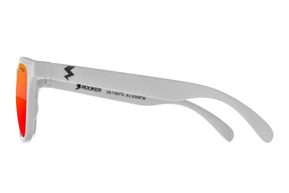 White 3 Rooker Frames with AMP Color Enhancing Cascade Lenses – Fuse Lenses