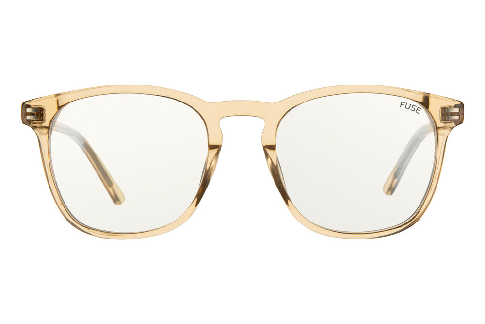 Champagne Casey Frames with Clear Blue Light Lenses – Fuse Lenses