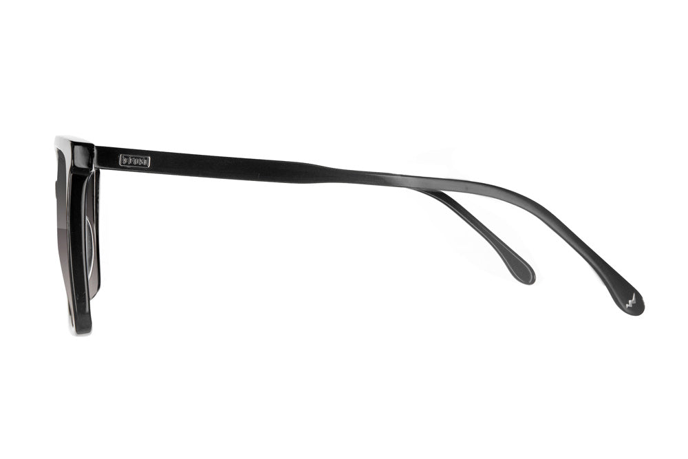 Gloss Black Melody Frames with Polarized Grey Gradient Lenses – Fuse Lenses