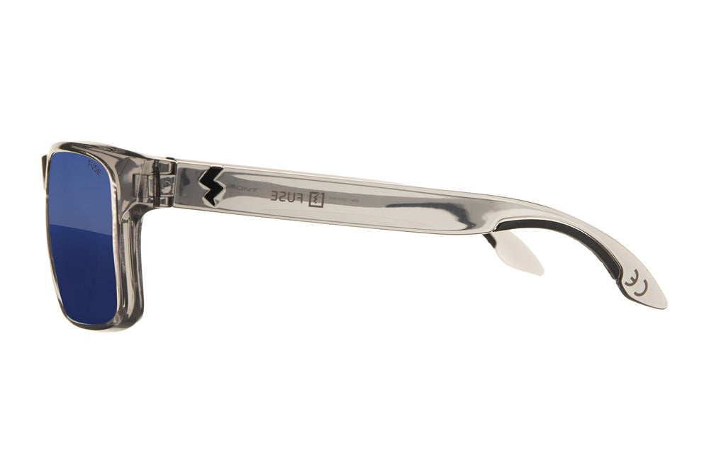 Clear Grey Egmont Frames with Polarized Midnight Blue Mirror Lenses ...