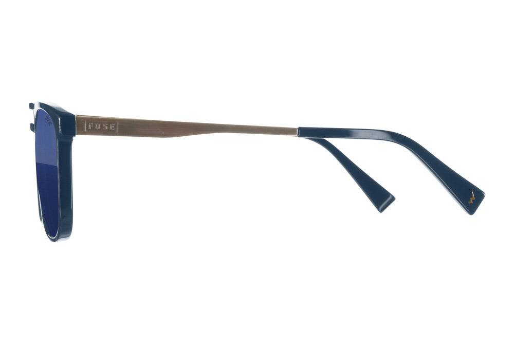 Gloss Blue Long Point Frames with Polarized Midnight Blue Mirror Lenses ...