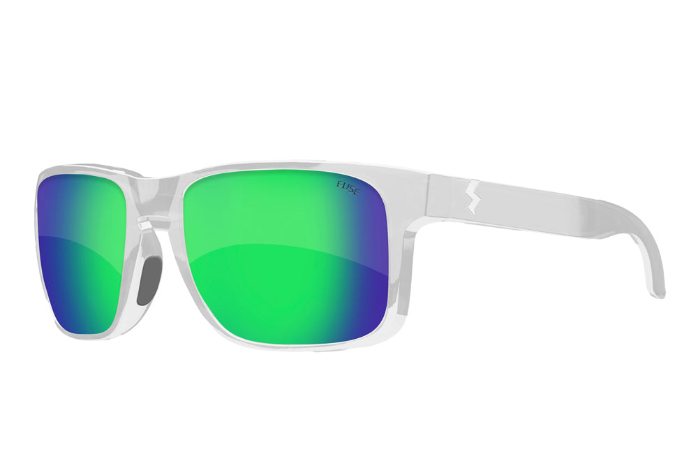 Clear Egmont Frames with Polarized Sapphire lenses – Fuse Lenses