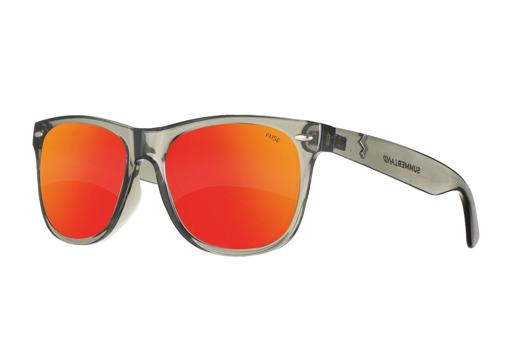 Clear Gray Summerland Frames with Polarized Cascade Lenses – Fuse Lenses